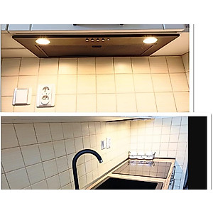 LPSAFP LED Range Hood Bulb, Cooktop Recessed Lighting, 2.45-Inch Calibre, 2-Inch Opening, Replaces 20W Halogen Bulb, 12V AC/DC Compatible, Natural White Light, 2-Pack