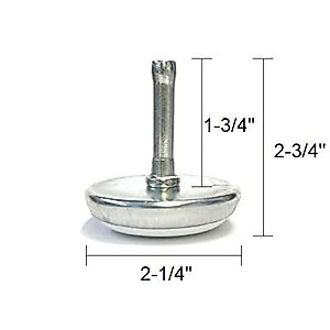 Wallace Flynn Low-Profile Grip Neck Stem Bed Glides (Set of 4)