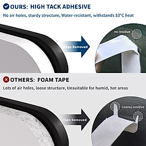 GWAAZXGZ Adhesive Towel Hooks for Wall - Black Adhesive Hooks Stick on Wall for Hanging Towel, Robe, Self Adhesive Dual Hooks for Bathroom, Kitchen, 4 Pack