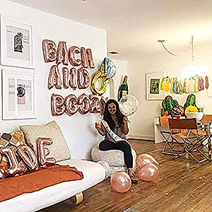 JeVenis Bach And Boozy Decorations Bach and Boozy Balloons Bach and Boozy Banner Bach and Boozy Sign Bachelorette Decor Bach Balloons for Bridal Shower
