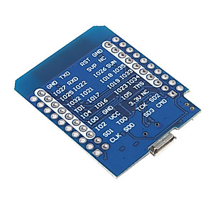 D-FLIFE ESP32 D1 Mini NodeMCU ESP-WROOM-32 WLAN WiFi Bluetooth IoT Development Board 5V Compatible with Arduino (3pcs)