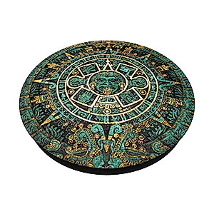 Aztec Calendar Mexican Mayan Gift PopSockets PopGrip: Swappable Grip for Phones & Tablets