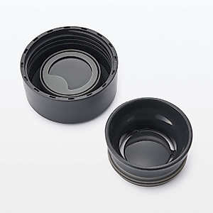 Muji 44593776 Stainless Steel Insulated Bottle, Approx. 16.9 fl oz (500 ml)