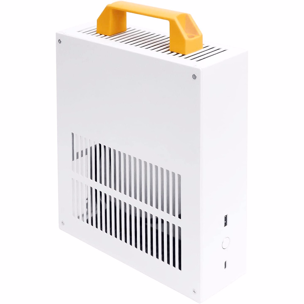 SharGwa PC K29 Painted Stainless Steel Mini ITX Case for 1u PSU with Handle Included