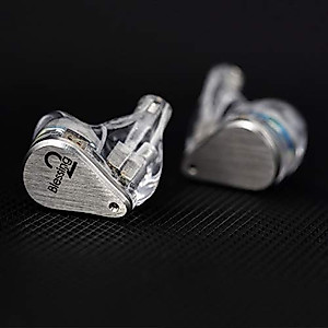 Moondrop Blessing2 1DD 4BA Hybrid Technology in-Ear Monitor Earphone Silver