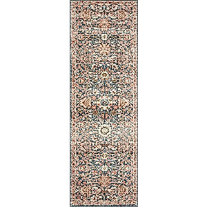 Loloi II Saban Navy/Rust 7'-10" x 10' Area Rug