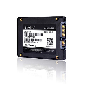 Zheino SSD 256GB C3 2.5" SATA3 3D Nand Internal Solid State Drive for PC Laptop