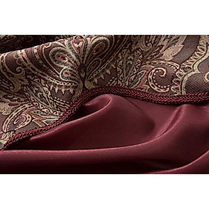 GoodGram 5 Piece Window Set, 54 x 84-Inches, Brick