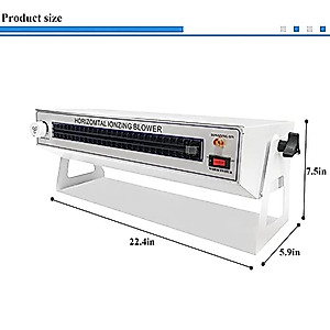 YUCHENGTECH Ionizing Air Blower Anti Static Ionizer ESD Ionizer Anti-Static Fan Static Eliminator Lengthened (110V)