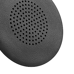 Geekria QuickFit Protein Leather Replacement Ear Pads for Plantronics Blackwire C510 C520 C710 C720 Headphones Ear Cushions, Headset Earpads, Ear Cups Repair Parts (Black)