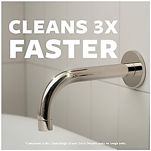 Scotch-Brite Swift Scrub Bath Cleaner Scrubbers, Soap Scum Remover for Cleaning Bathroom, Bathroom Scrubber Pads Safe for Tile, 2 Bathroom Cleaner Scrubbers