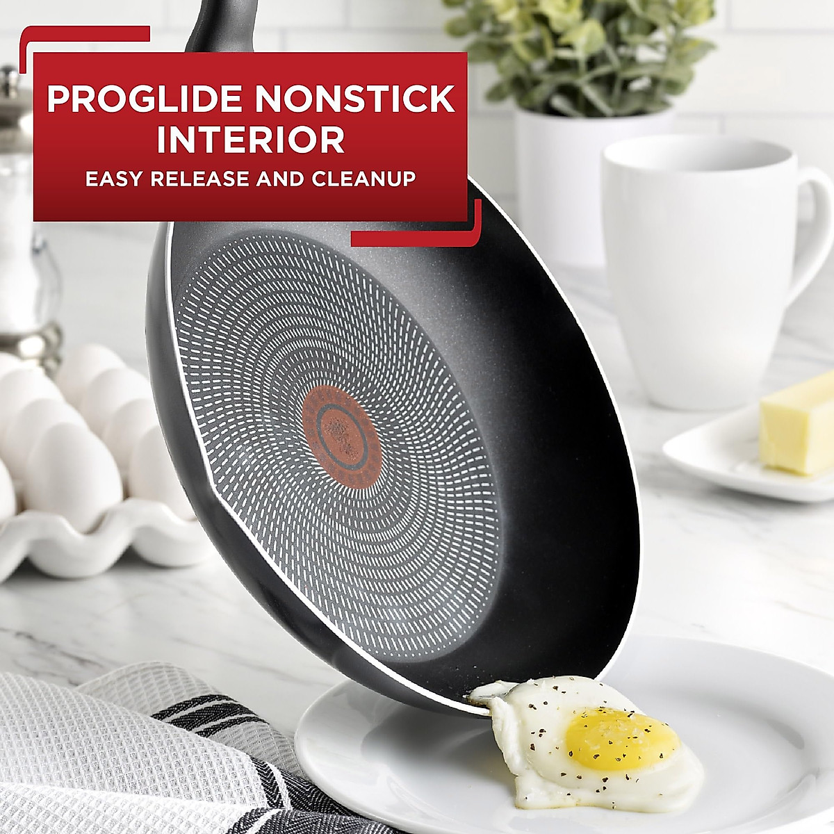 Upgrade Your Kitchen with the 20-Piece Easy Care Nonstick Cookware Set - Grey, Dishwasher Safe, Heat Indicator