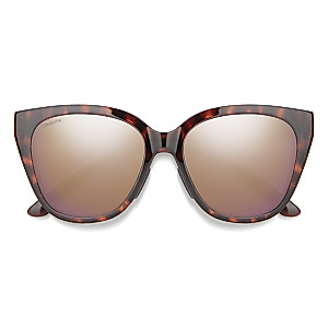 Smith Era Sunglasses Tortoise/ChromaPop Polarized Rose Gold Mirror