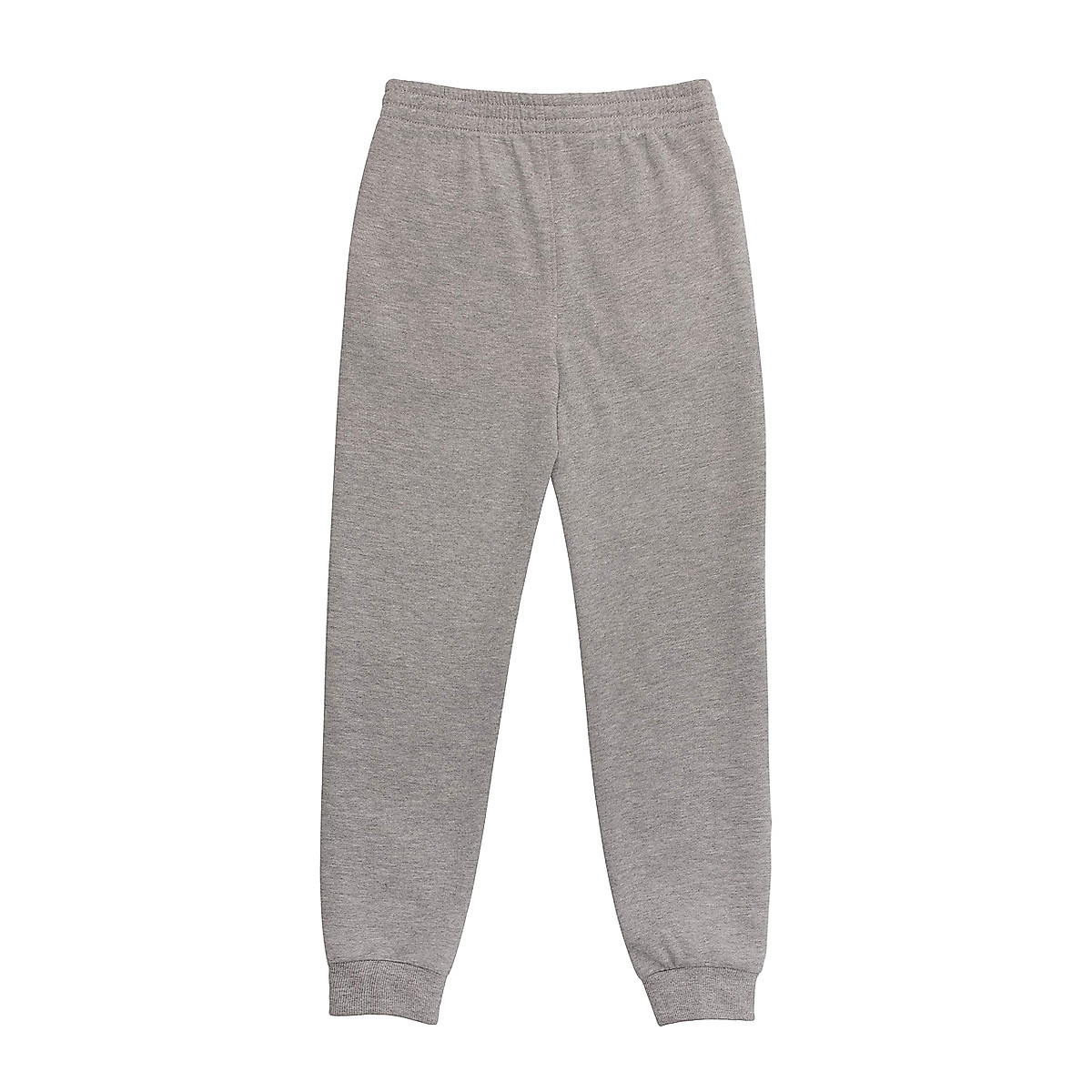 Champion Boys Sweatpant Heritage Collection Slim Fit Brushed Fleece Big and Little Boys Kids (Medium, Oxford Heather Script)