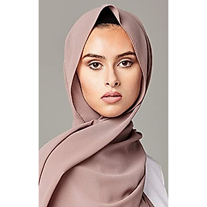 NOOR 5 pcs Hijab Scarfs for Women - Premium Quality Chiffon Hijab, Soft and Lightweight. Hijab Gift Box - 5 Colors Set (Mix Colors 1)