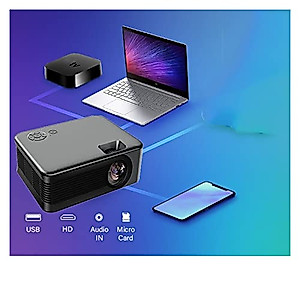 Mini Projector Smart TV WiFi Portable Home Theater Cinema syncing Mobile Phone 2.5-inch LED Projector 4K Movies Projector