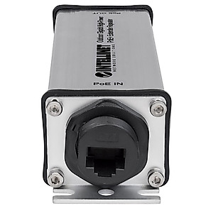 Intellinet Outdoor Gigabit PoE+ Extender Repeater – POE IP65 Rating – 25W Power Budget via Cat5e Cat6 RJ45 Ethernet Network Cables, Daisy-Chain – 3 Yr Mfg Warranty – 561211