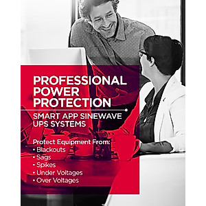 CyberPower PR1500LCD Smart App Sinewave UPS System, 1500VA/1500W, 8 Outlets, AVR, Mini-Tower