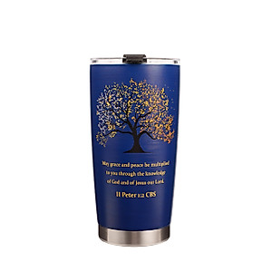 FROOBLEQUIRK 20 Oz Tumbler for Men, Ministry Appreciation, Retirement, Youth Pastor Birthday Christmas Cup Mug, Religious Scripture, Baptism Christian, Pastoral Gift