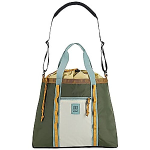 Topo Designs Mountain Utility Tote Bone White/Olive One Size