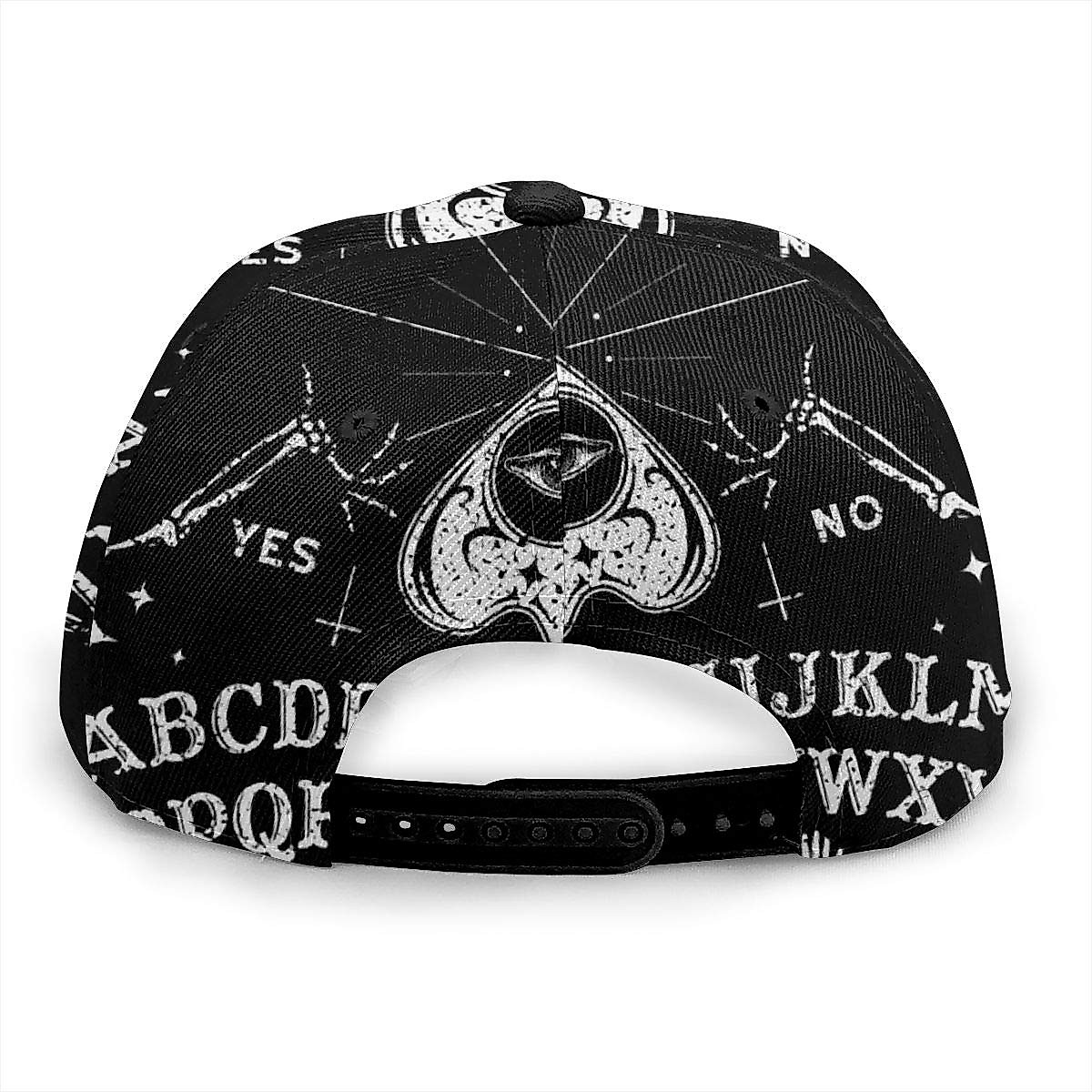 Vintage Magic Ouija Board Men Women Adult Snapbacks Dad Hat Trucker Hats Adjustable Printed Flat Bill Baseball Cap Black