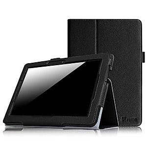 Fintie Folio Case for Kindle Fire HDX 8.9 - Slim Fit Leather Cover (will fit Amazon Kindle Fire HDX 8.9" Tablet 2014 4th Generation and 2013 3rd Generation) - Black