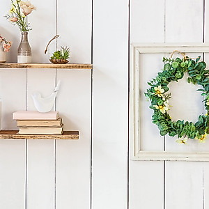 HOME SMILE Bird Ring Holder for Jewelry,Bird Ornaments Shelf Decor,Engagement Wedding Ring Display Holder Stand,Ceramic White