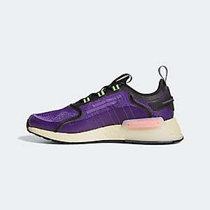 adidas Men's NMD_V3 Sneakers (Vivid Purple/White, 9)