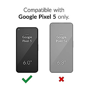 Crave Pixel 5 Case, Dual Guard Protection Series Case for Google Pixel 5 - Forest Green