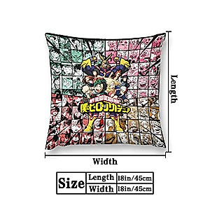 2PCs Blanket and Pillowcover Set, Super Soft Throw Blanket Micro Fleece Flannel Blanket Lightweight Blankets for Bed Sofa Couch 50x60 Inches