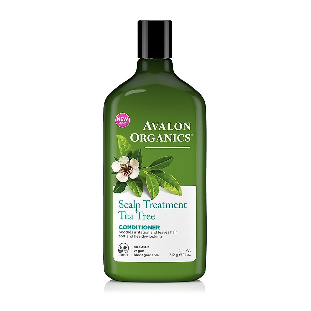 Avalon Organics Scalp Treatment Tea Tree Conditioner, 11 oz (Pack of 2)