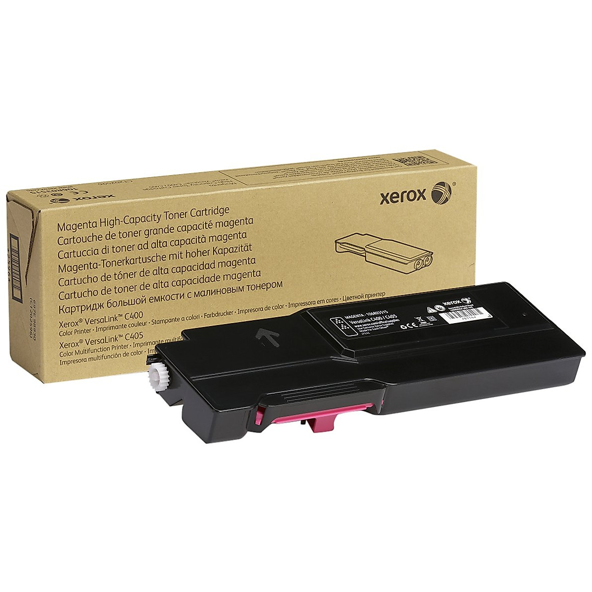 Genuine Xerox Magenta High Capacity Toner Cartridge (106R03515) - 4,800 Pages for use in VersaLink C400/C405