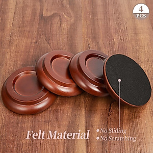 Piano Caster Cups Upright Piano Caster Cups Wood coasters Cups