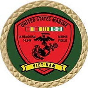 MEDALS OF AMERICA EST. 1976 USMC Vietnam Challenge Coin
