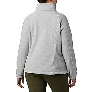 Columbia Women's Benton Springs Full Zip, Cirrus Grey Heather, Small