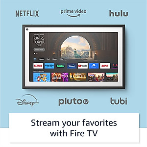 Echo Show 15 | Full HD 15.6" smart display with Alexa and Fire TV built in | Remote included
