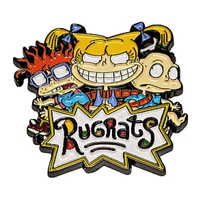 New Horizons Productions Rugrats Cartoon Characters 1 1/2 Inch Tall Metal Enamel Pin
