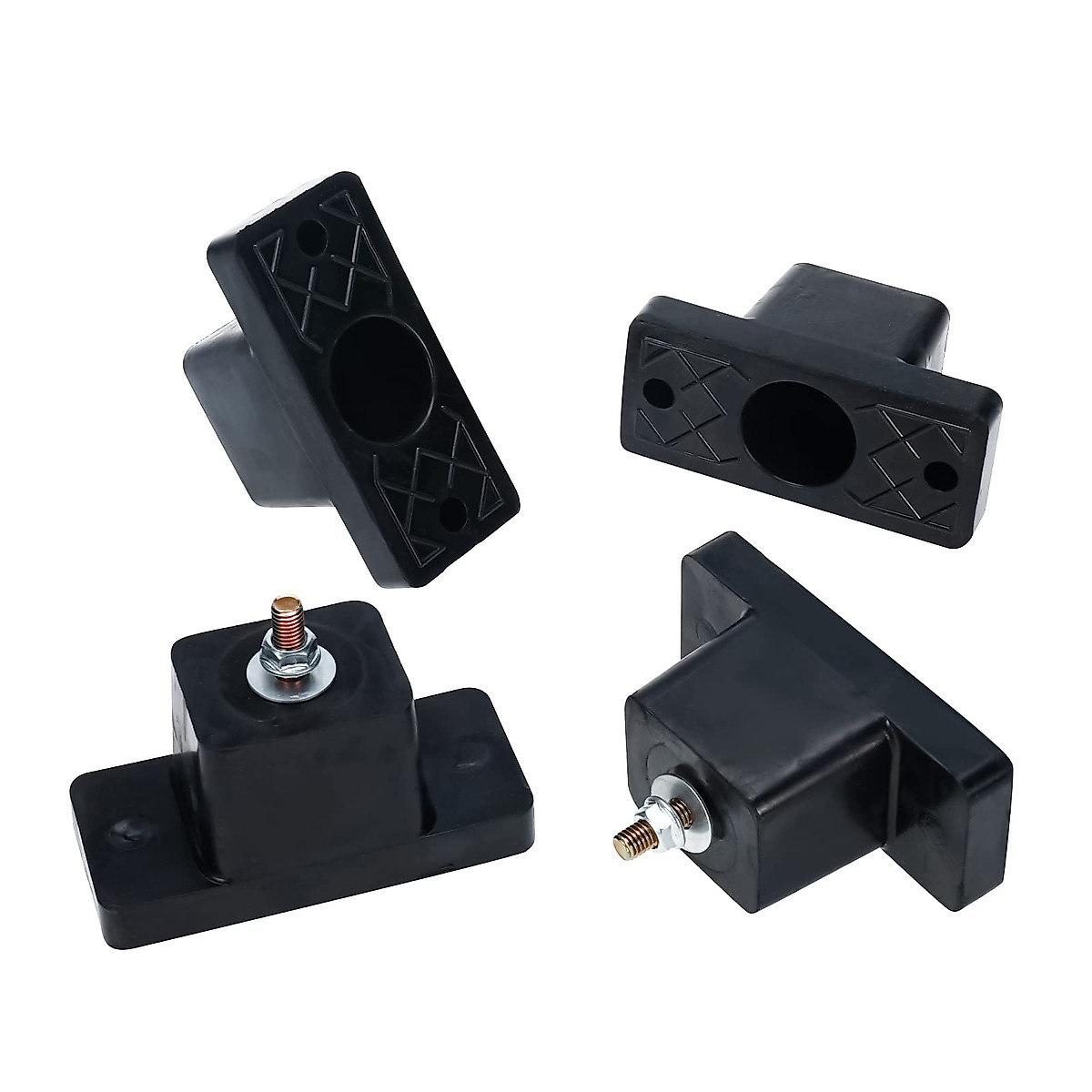 Patioer Air Conditioner Shock Pad 8 Pack, Rubber Vibration Isolator Anti-Vibration Air Conditioner Mounting Bracket Shock-Proof Pads