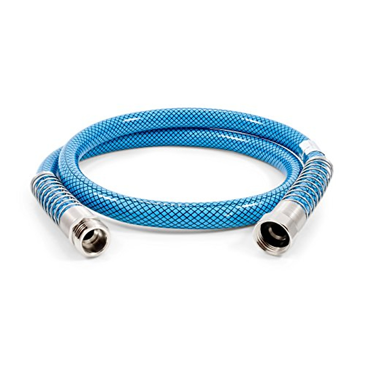 Camco 22813 4ft Premium Drinking Water Hose, Lead and BPA Free, Anti-Kink Design, 20% Thicker Than Standard Hoses 5/8" Inside Diameter, 4 Feet, Blue