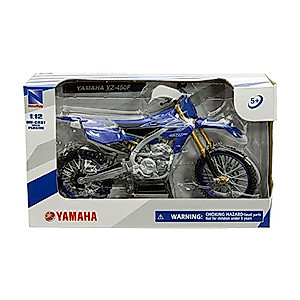 Yamaha YZ-450F Motorcycle Blue 1/12 Diecast Model by New Ray 58313