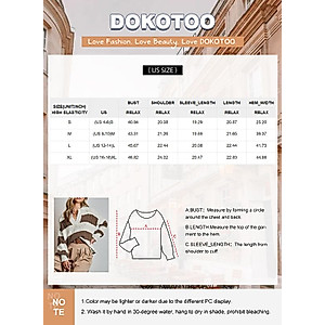Dokotoo Sweaters for Women Fall 2023 Casual Lightweight Long Sleeve Cable Knit Loose Stylish Winter Sweater V Neck Color Block Turn-Down Collar Striped Pullover Jumper Tops Black Medium