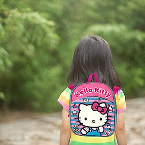 RALME Hello Kitty Mini Backpack for Girls & Toddlers - 12 Inch, Pink