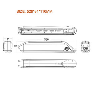 Reention KIRIN Ebike Replacement Battery Pack 52V 20Ah Compatible with Himiway Cruiser MAGICYCLE Cruiser/Cruiser Pro Ariel Ride Kepler VTUVIA SN100 / SJ26 Electric Bicycle 21700 Lithium Batteries
