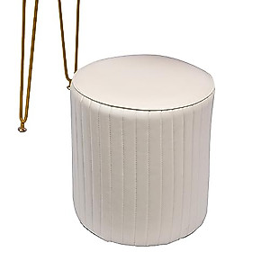 CIATRE 39.4" Length Flannel Soft Roll Makeup Vanity Set, Fasionable Soft Roll Makeup Table, 15.8" Touch Control 3 Brightness Options LED Mirror, Large Capacity Storage