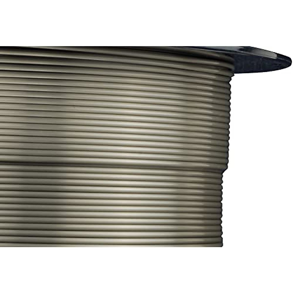 HATCHBOX 1.75mm Silk Silver PLA 3D Printer Filament, 1 KG Spool, Dimensional Accuracy +/- 0.03 mm, 3D Printing Filament