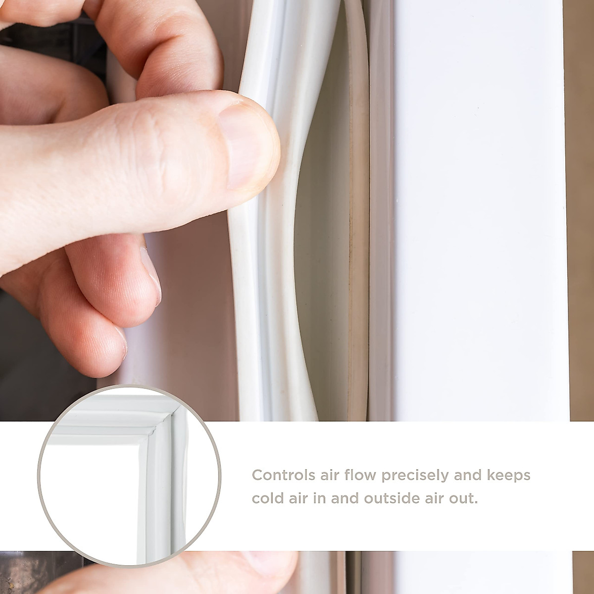 GE Appliances WR24X10294 Refrigerator Door Gasket (White)