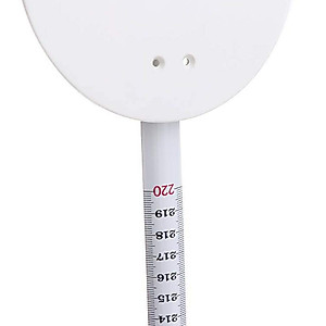 Wall Mounted Compact Stadiometer, 220 Centimeter Metric Unit Growth Stature Meter Measure, Height Measuring Measurement Tape, Home Professional Accurate Height Ruler