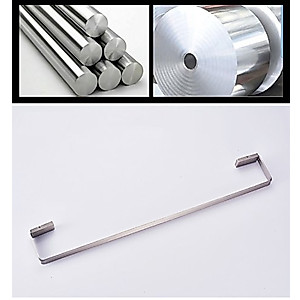 OMOONS Towel Rack,Towel Racks for Bathroom,Towel Rack Wall Mounted Brushed,Single Rod/60Cm