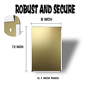 Eletina twinkle Warning Sign Food Allergy Safety Notice Metal tin Sign/If You Have A Food Allerdy Or Special Dietary Requirement Sign 8 x 12 inches