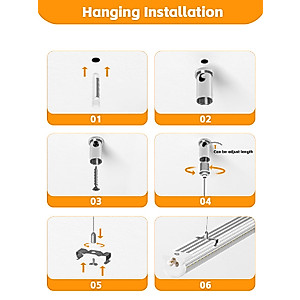 ONLYLUX LED Shop Light 8ft 6000K White 100W, 15000lm Workshop led Light V Shape, Plug and Play, Hanging/Surface Mount Install, 8 Foot led Lights for Garage,10 Pack